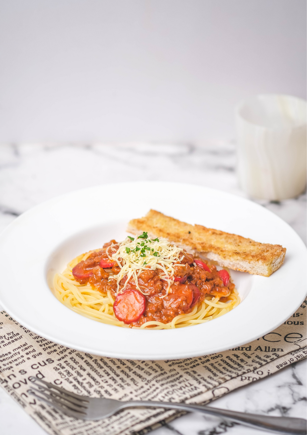 Filipino Spaghetti – Yelo Lane Cafe